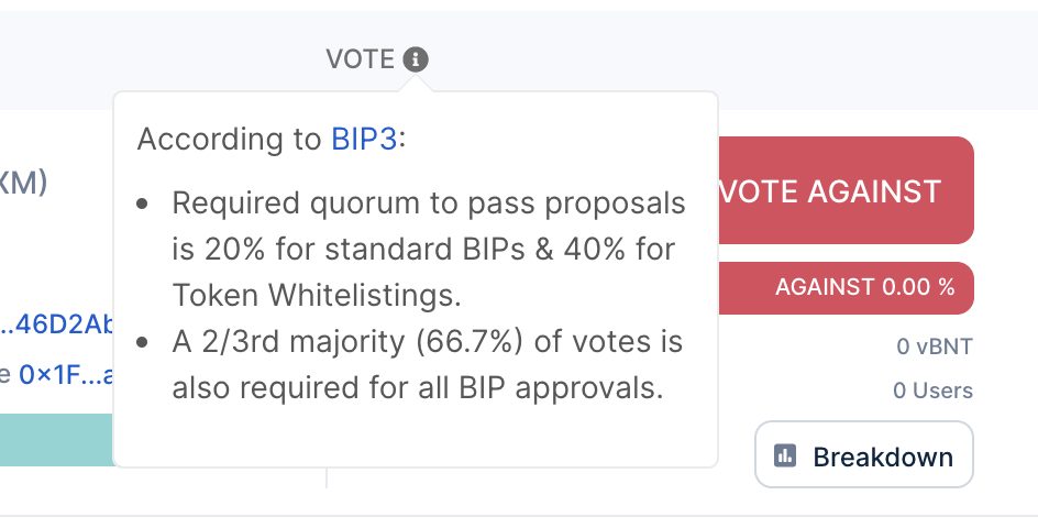 vote tool tip - text change · Issue #992 · bancorprotocol/webapp · GitHub
