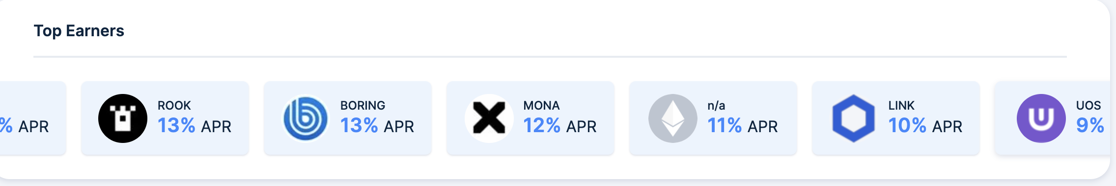 top earners (pools table) showing n/a · Issue #321 · bancorprotocol/webapp-v2 · GitHub