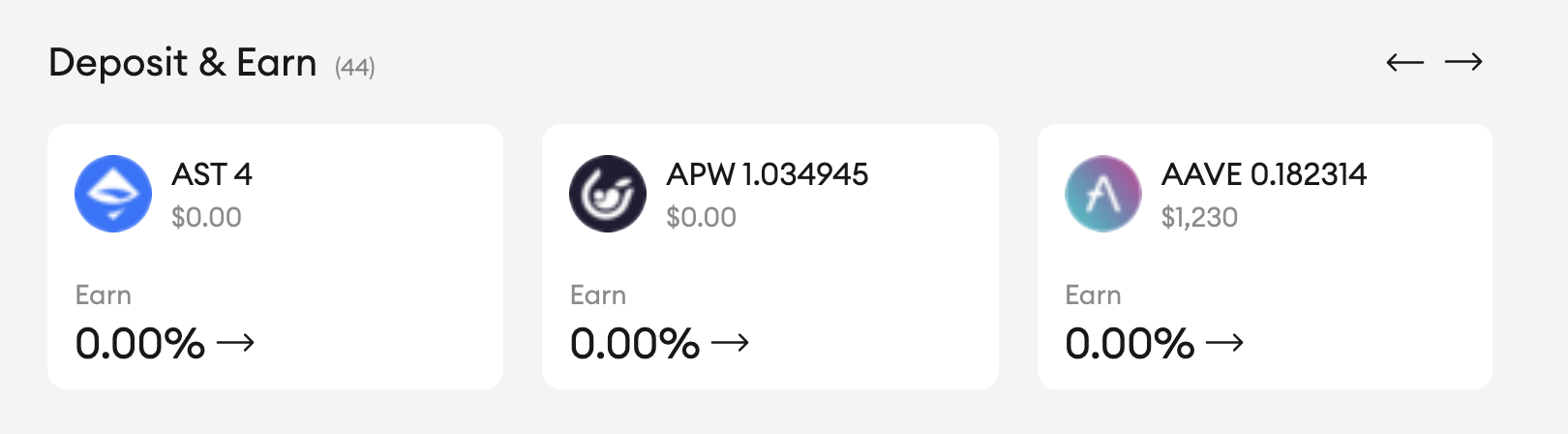 [BUG] Portfolio - "Deposit & Earn" section token sorting · Issue #438 · bancorprotocol/webapp-v3 ...