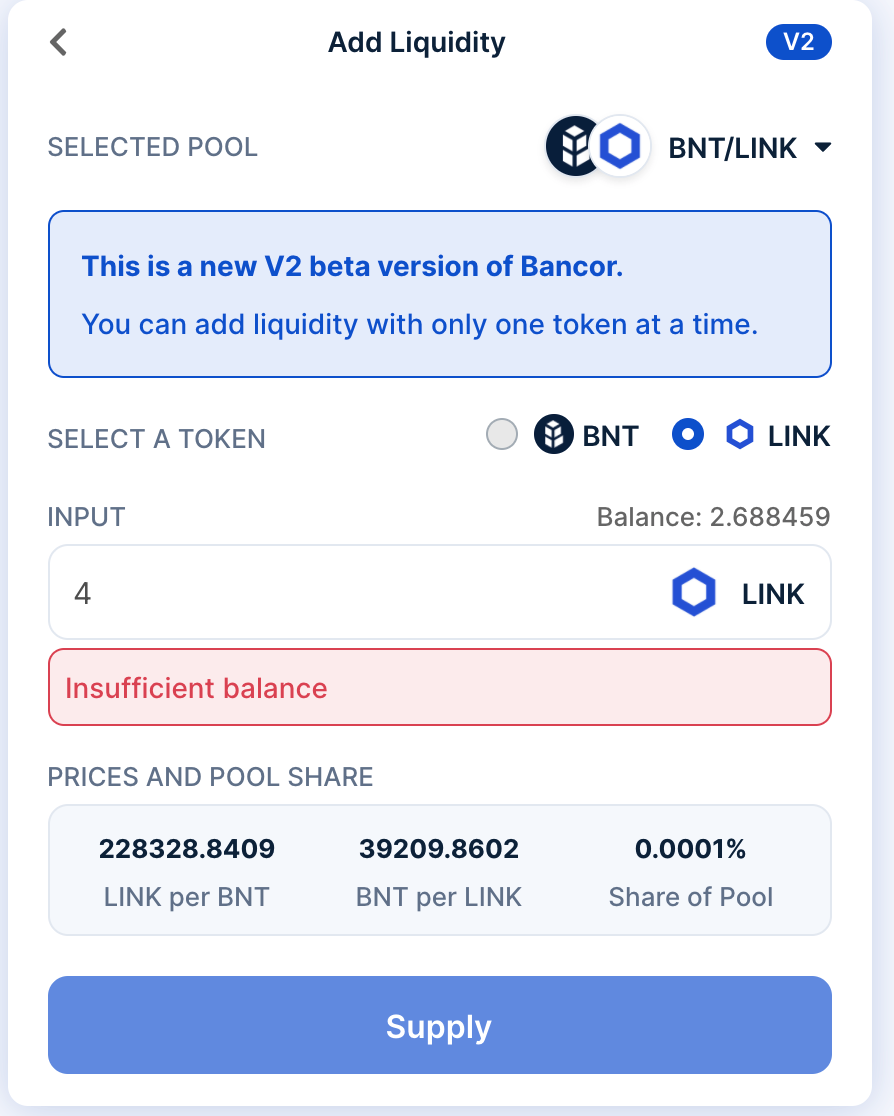 incorrect error when trying to add liquidity · Issue #68 · bancorprotocol/webapp · GitHub