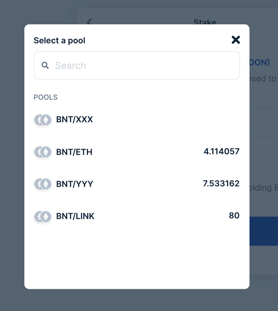pool token staking - qualified pools · Issue #272 · bancorprotocol/webapp · GitHub