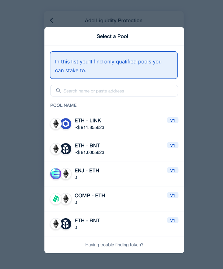pool token staking - qualified pools · Issue #272 · bancorprotocol/webapp · GitHub