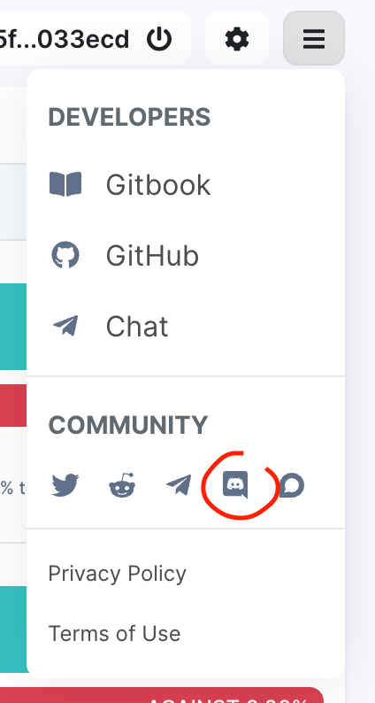 vote interface - adding discord, discussions and new proposal CTA · Issue #472 · bancorprotocol ...