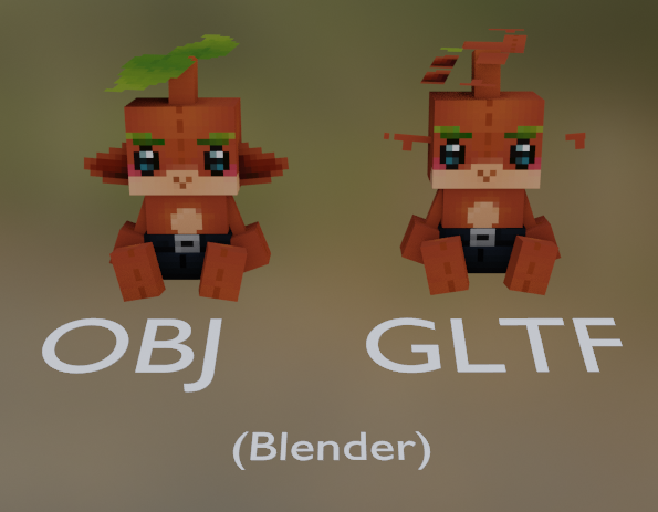 [Issue] Broken UVs on planes when exporting model as GLTF file, but not as OBJ file · Issue #893 ...