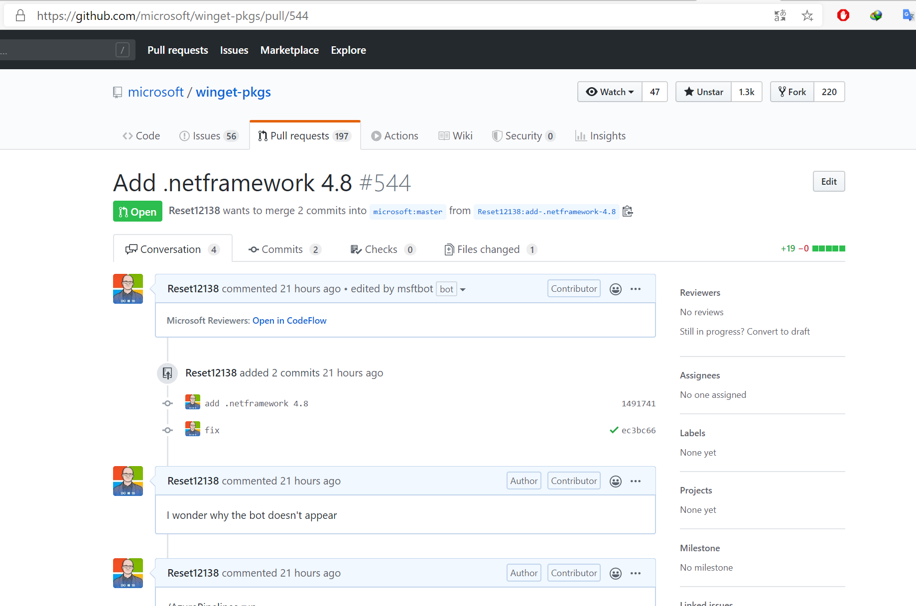 add .netframework 3.5 sp1 by Reset816 · Pull Request #545 · microsoft/winget-pkgs · GitHub