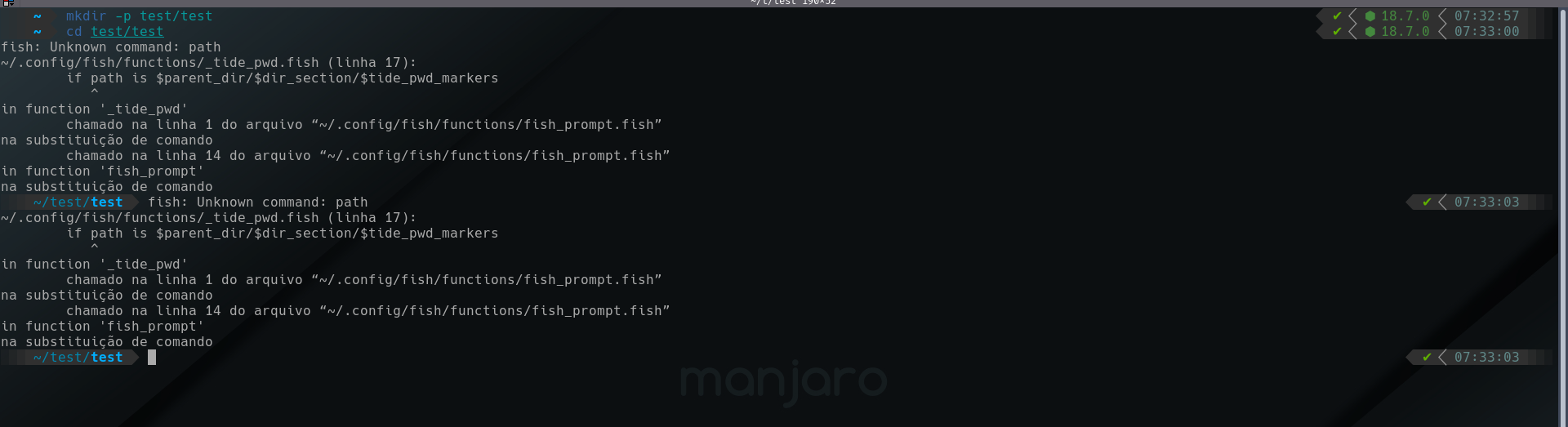 Unknown Command path · Issue #320 · IlanCosman/tide · GitHub
