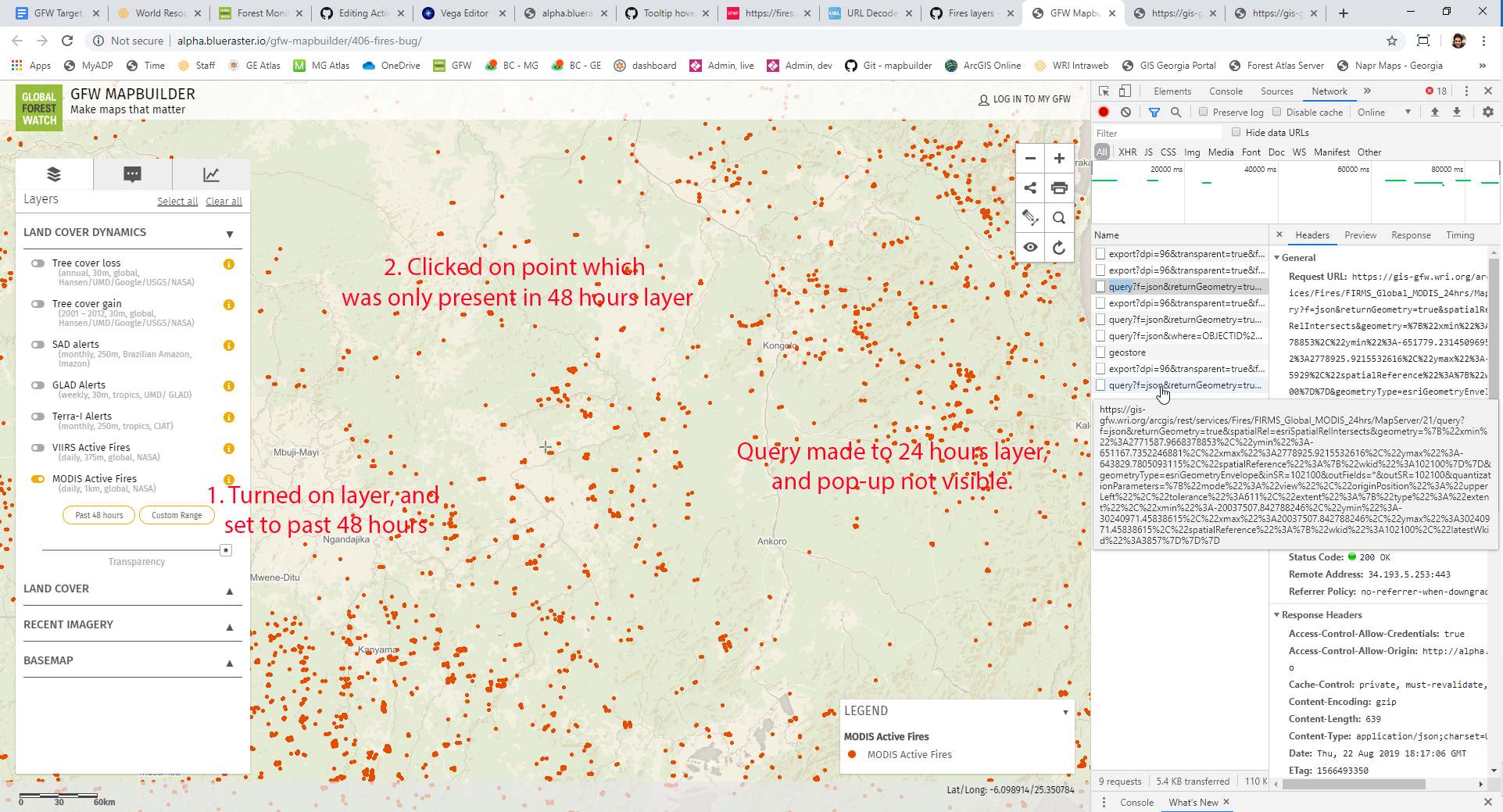 Fires layers - popup issue · Issue #406 · wri/gfw-mapbuilder · GitHub