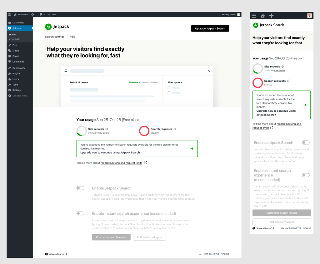 Add a disabled state to the SearchModuleControl component · Issue #26718 · Automattic/jetpack ...