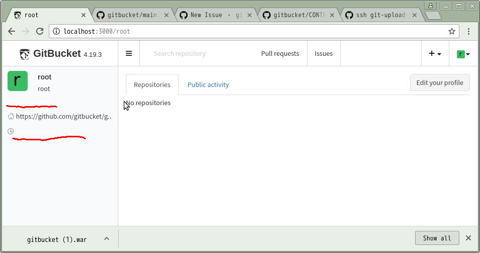 White letters on white background ("Light" skins) · Issue #1808 · gitbucket/gitbucket · GitHub