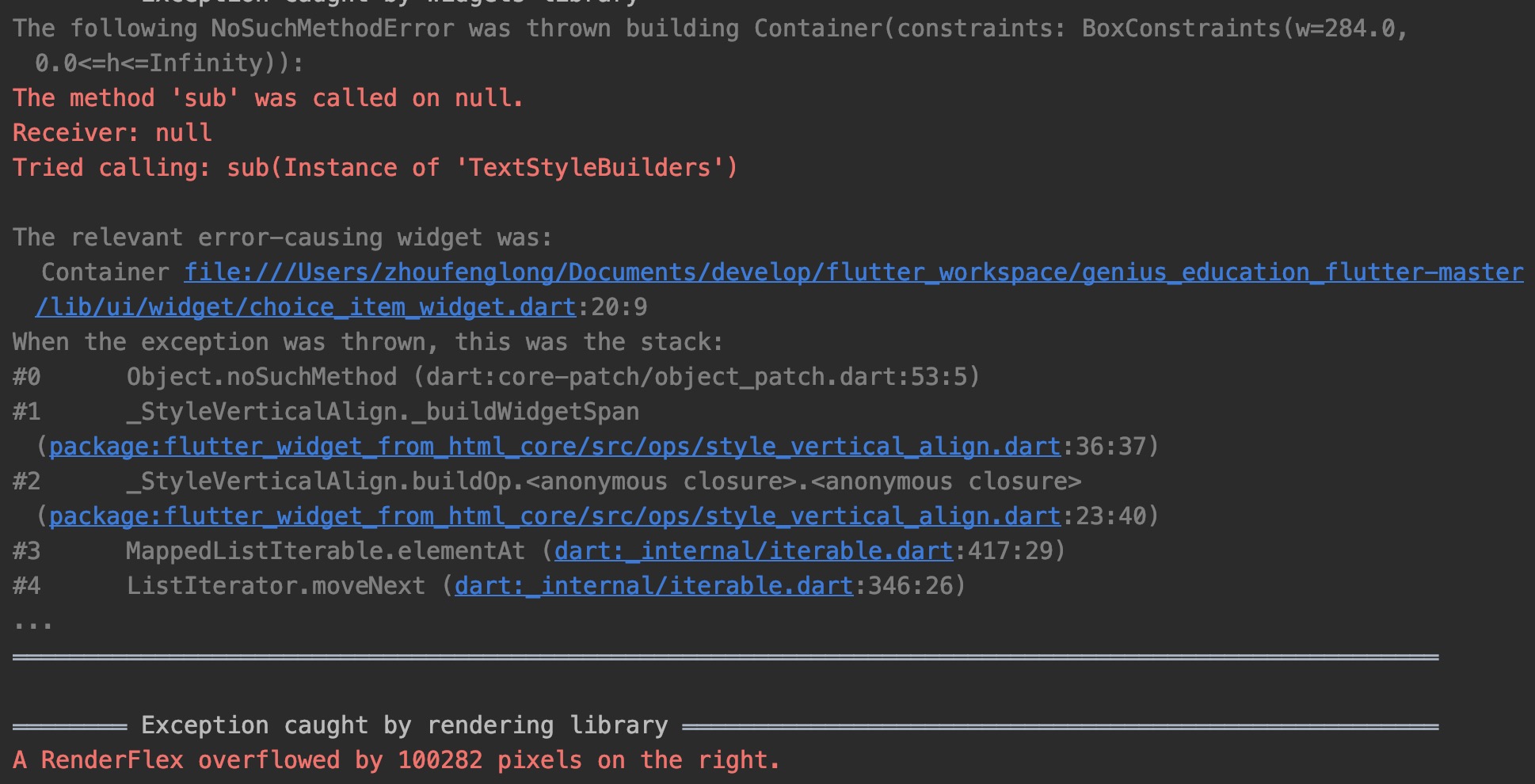 assert(indexOf != -1) · Issue #159 · daohoangson/flutter_widget_from_html · GitHub