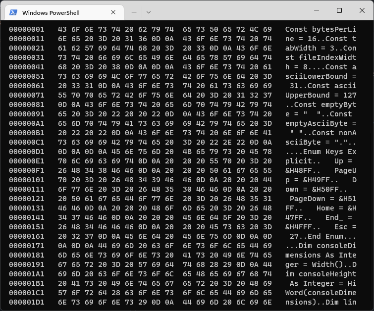 GitHub - jlaasonen/hexfile: Simple command-line tool to print a hex ...