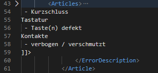 CData section breaks XML code folding · Issue #8668 · postmanlabs ...