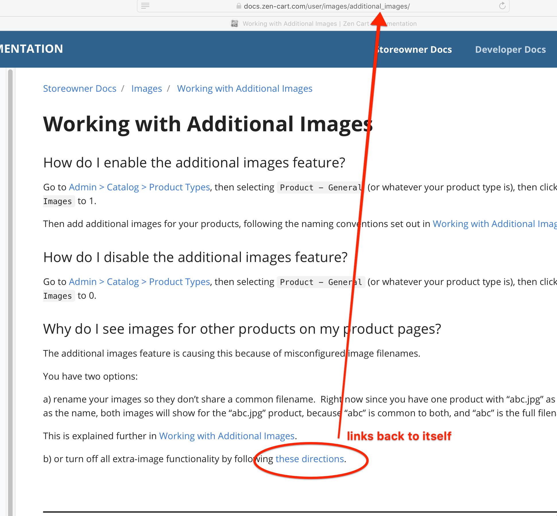 circular reference · Issue #507 · zencart/documentation · GitHub