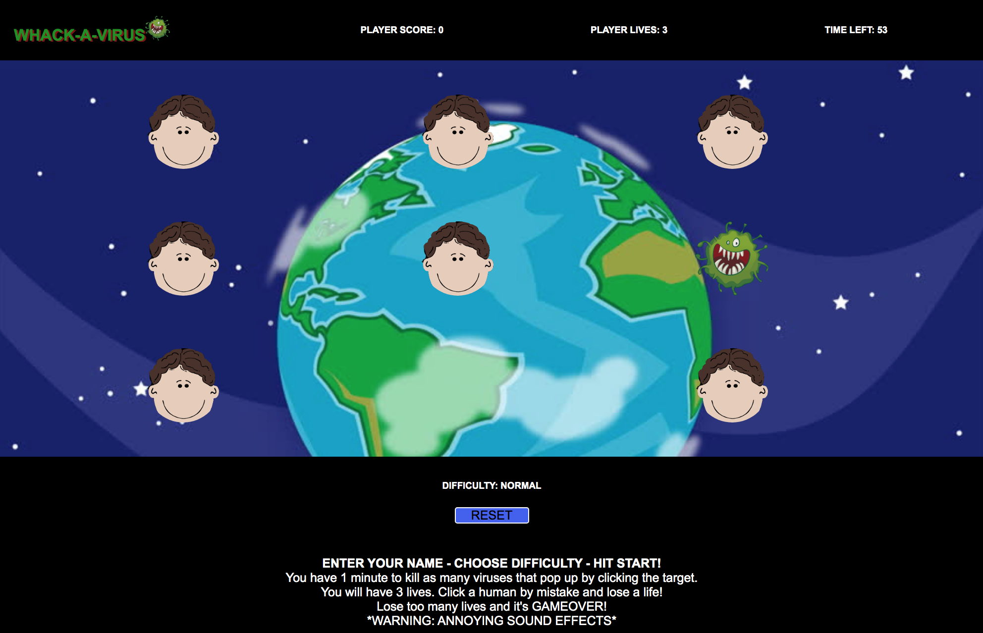 GitHub - tdyleuth/whack-a-virus: Whack-A-Virus is my first attempt at ...