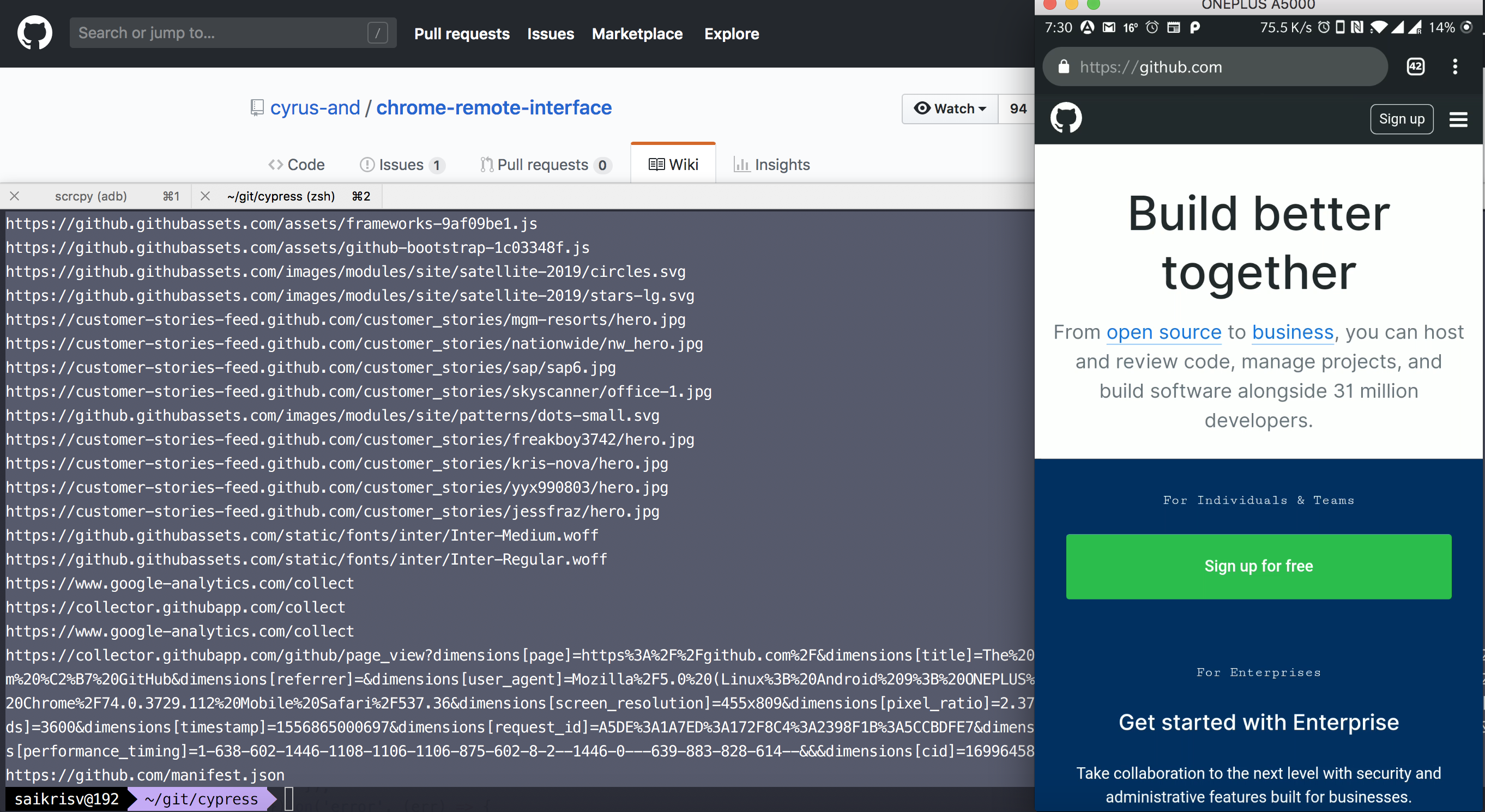 Taiko Android Chrome and Edge Support · Issue #520 · getgauge/taiko · GitHub