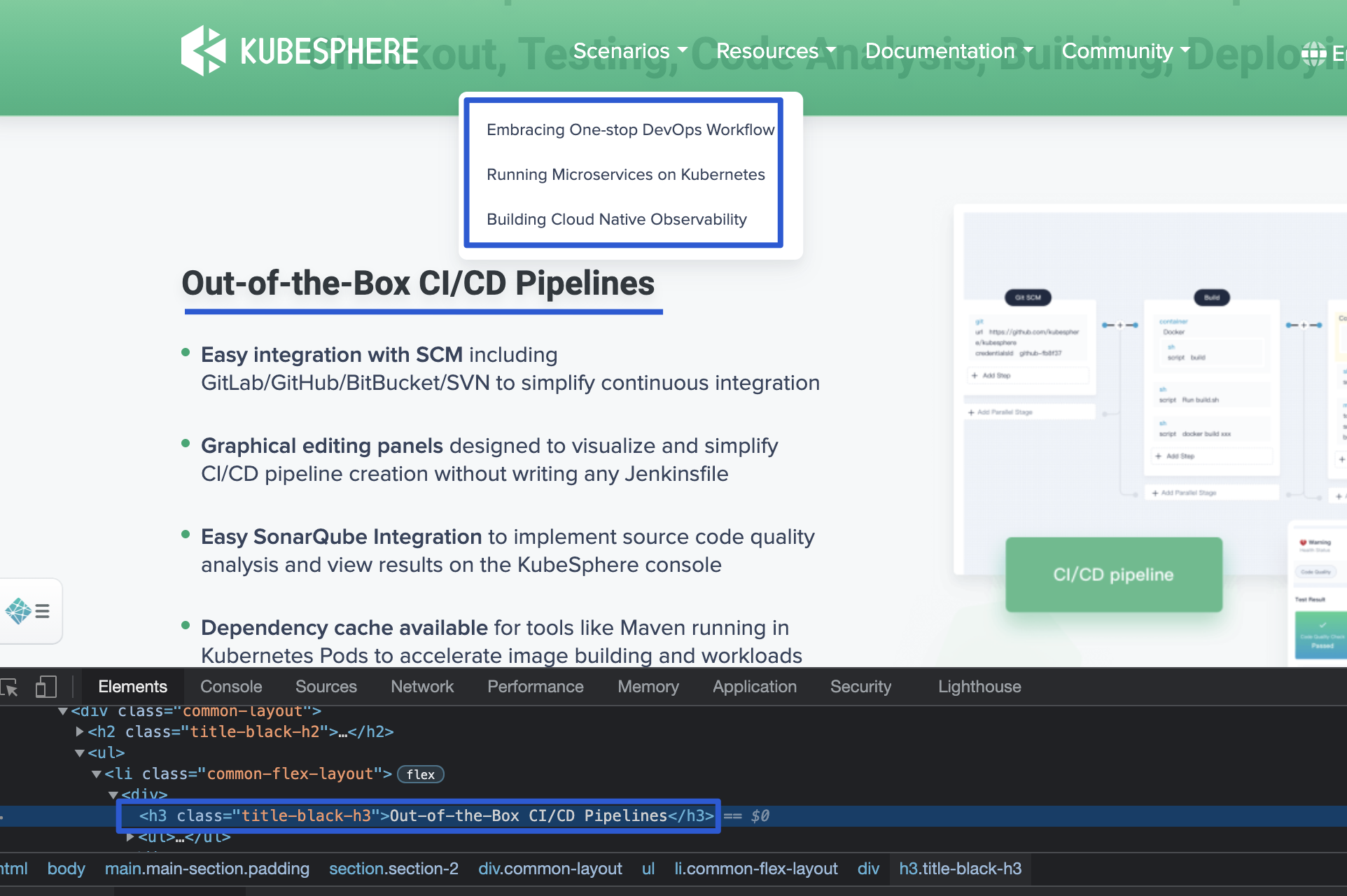 Replace h3 tags with h2 tags for all subtitles · Issue #1931 · kubesphere/website · GitHub