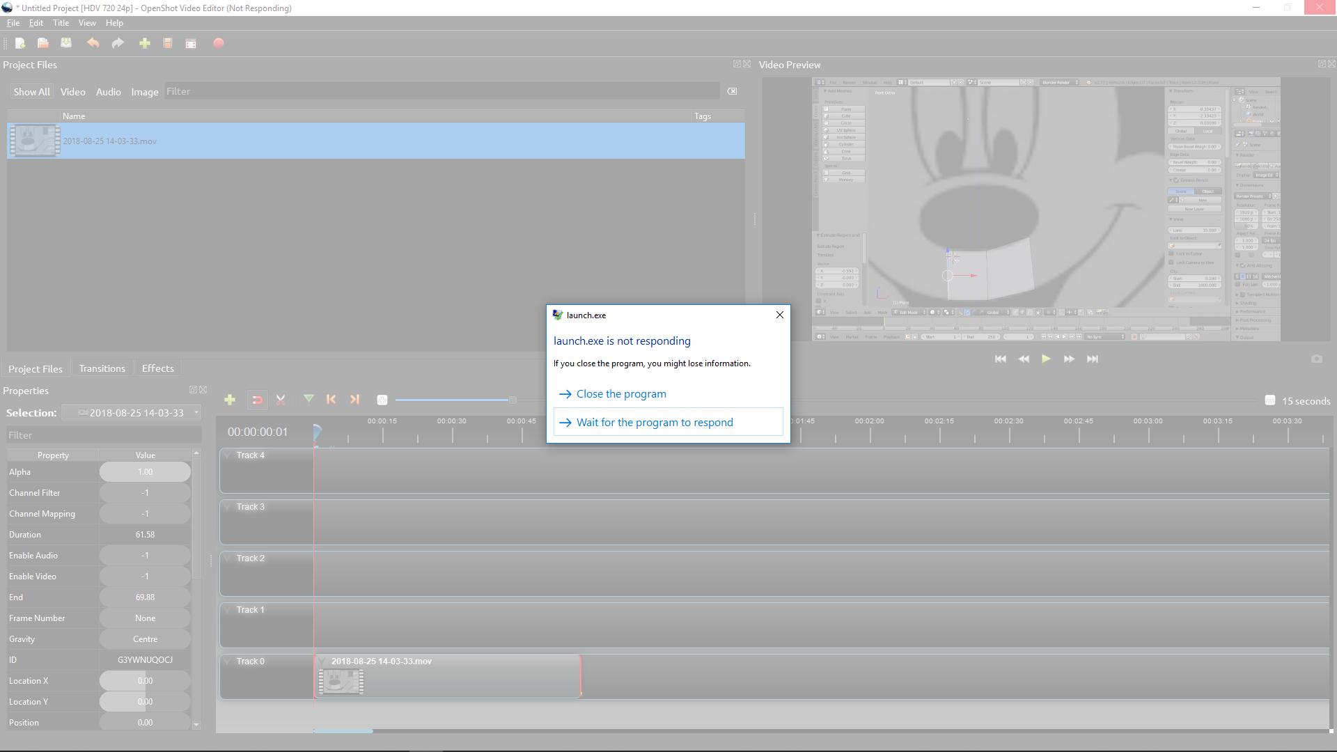 Openshot crashes when you speed up past x16 · Issue #2507 · OpenShot/openshot-qt · GitHub