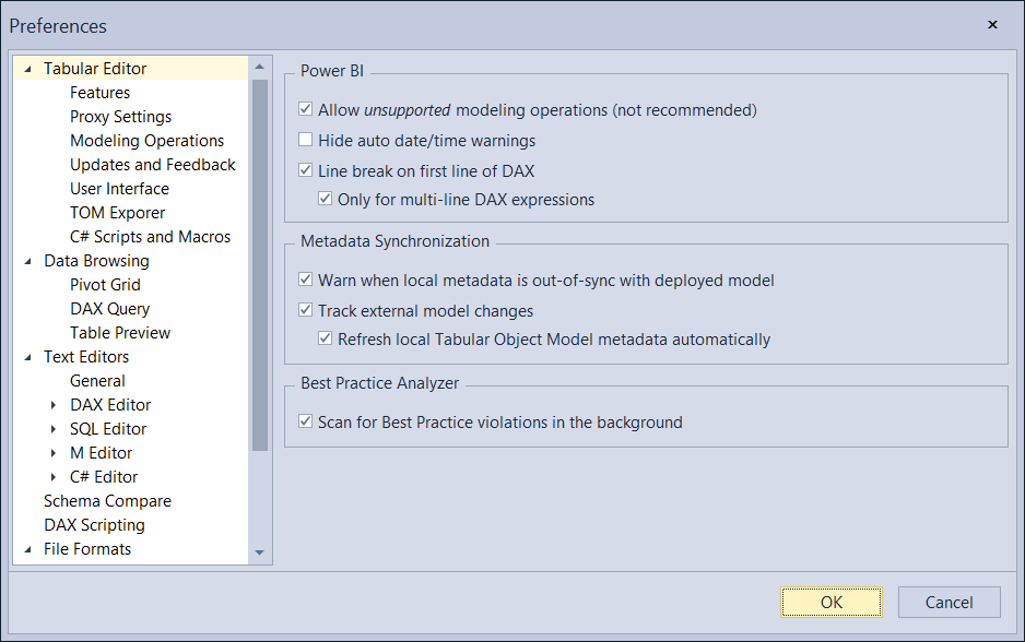 DAX script automatic comments are saved back as comments in DAX expressions · Issue #331 ...