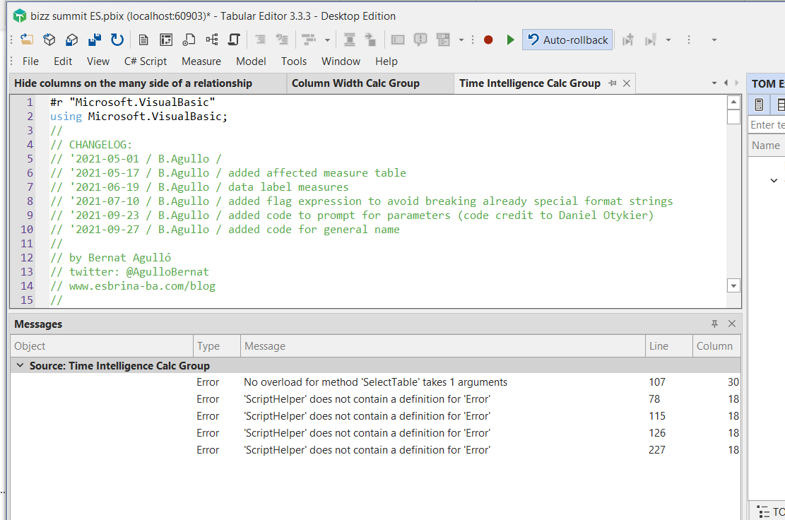 Can't create Macro Toolbar · Issue #607 · TabularEditor/TabularEditor3 · GitHub
