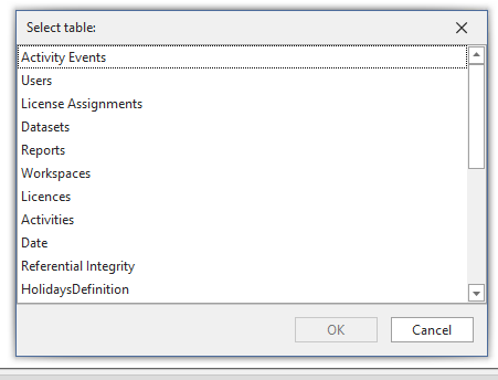 [Suggestion] Table List when using SelectTable should be sorted alphabetically · Issue #925 ...