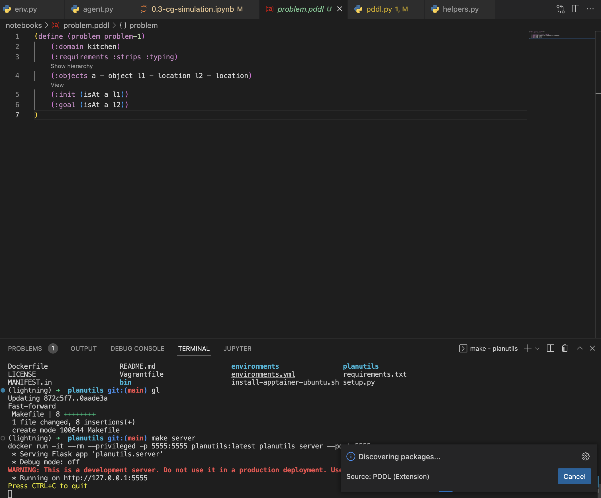 Plan stuck on "Discovering packages" when using docker-based planutils as backend · Issue #142 ...