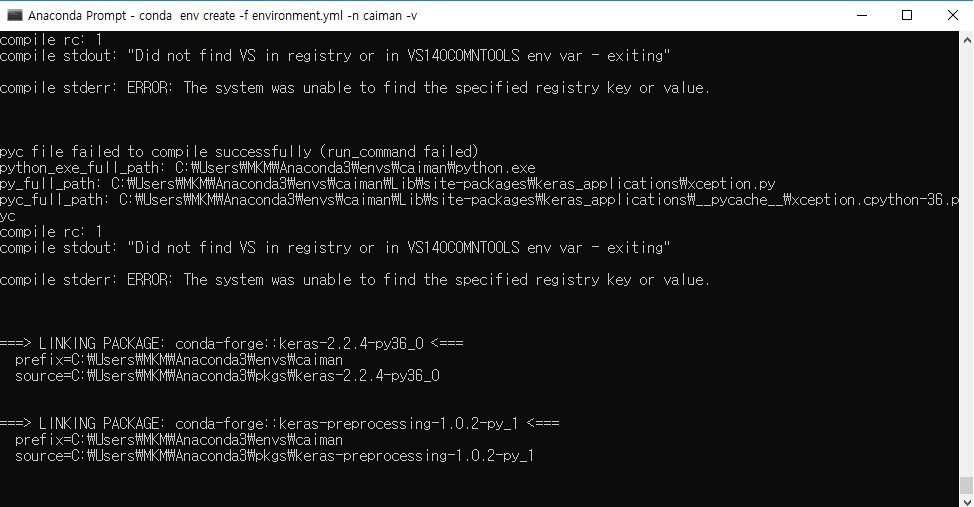 Problems installing CaImAn (basic issues) · Issue #505 · flatironinstitute/CaImAn · GitHub
