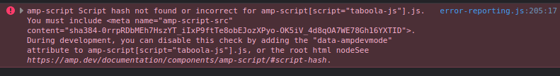 hash for amp-script not detected in page loaded with amp-next-page · Issue #38732 · ampproject ...