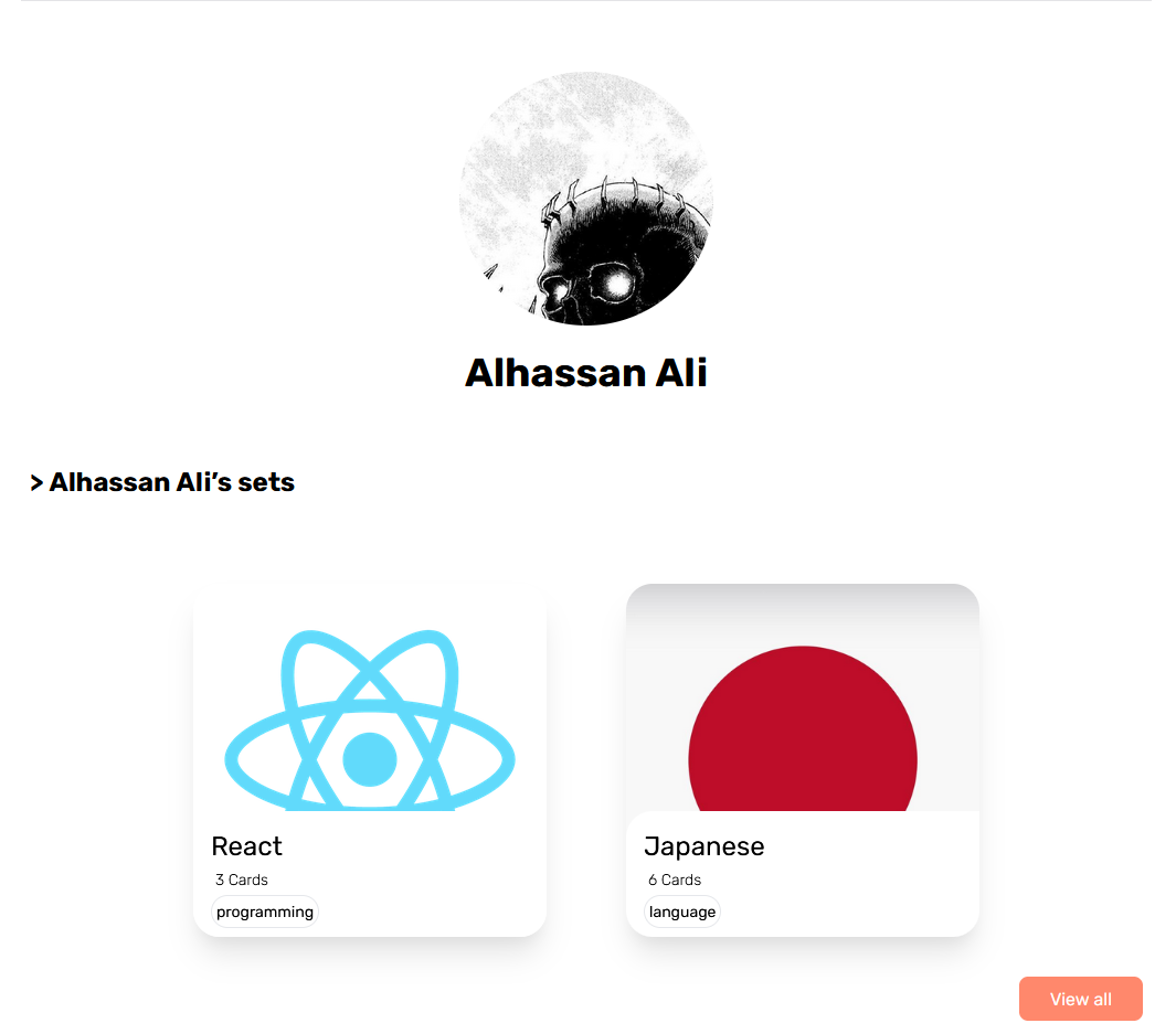 Public User Profile · Issue 21 · Recoded Orgcapstone Iqlbps Flashcard · Github 