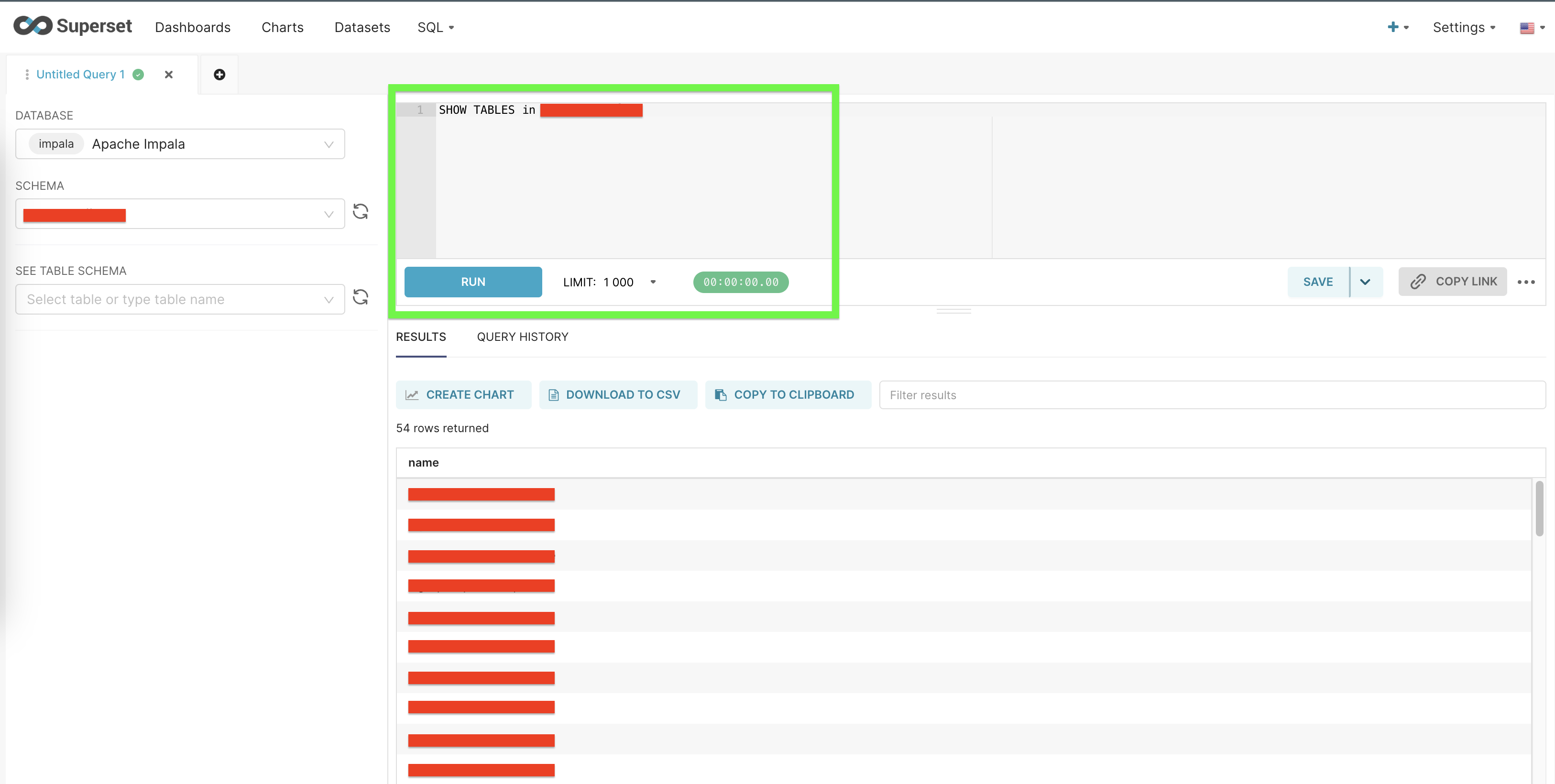 210 Sqlab Dropdown List Is Broken In Impala Connection · Issue 24040 · Apachesuperset · Github