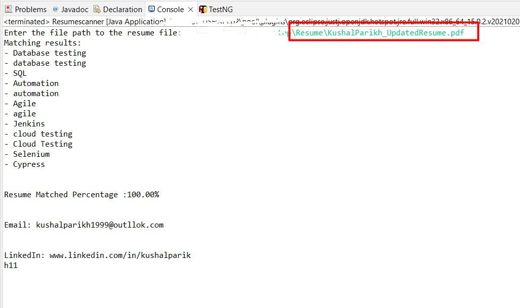 Github Kush1107 Ats Resumescanner This Is A Resume Scanner Which