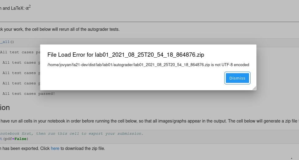 Downloading Exported zip file in JupyterLab errors · Issue #339 · ucbds ...