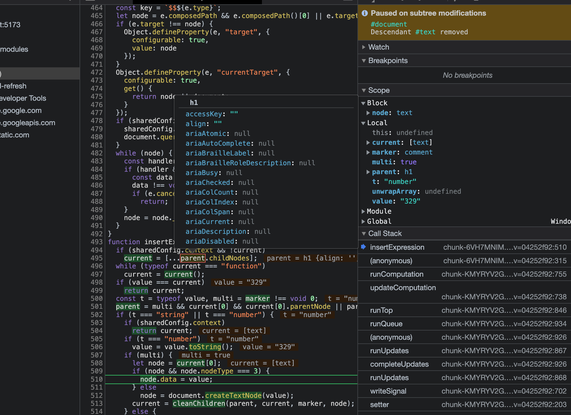 When Google Translate is enabled on a website, SolidJS can't update some of the DOM · Issue ...