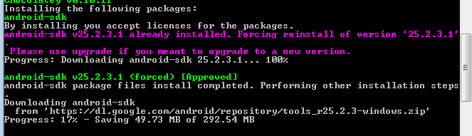 In tns doctor appears "Cannot find a compatible Andriod SDK for compillation" · Issue #6034 ...