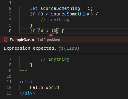 🐛 BUG: If a variable starts with source and is compared with