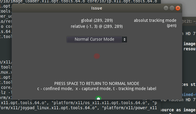 X11: Cursor in captured mode is broken for devices working in absolute mode · Issue #21751 ...