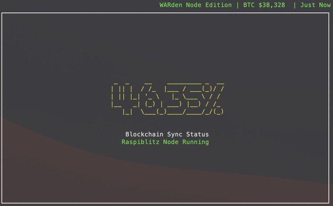 WARden Terminal · Issue #2380 · raspiblitz/raspiblitz · GitHub