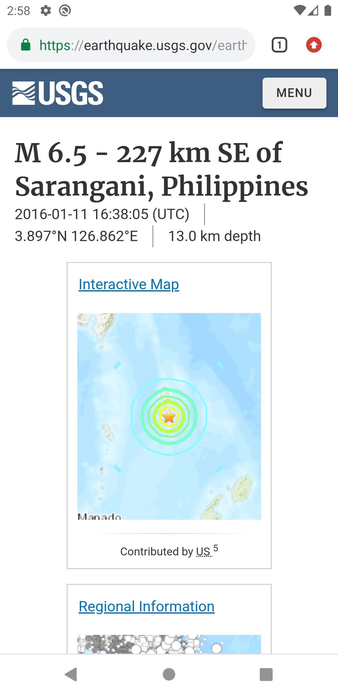 GitHub - Gitling01/QuakeReport: An app utilizing data from the USGS API