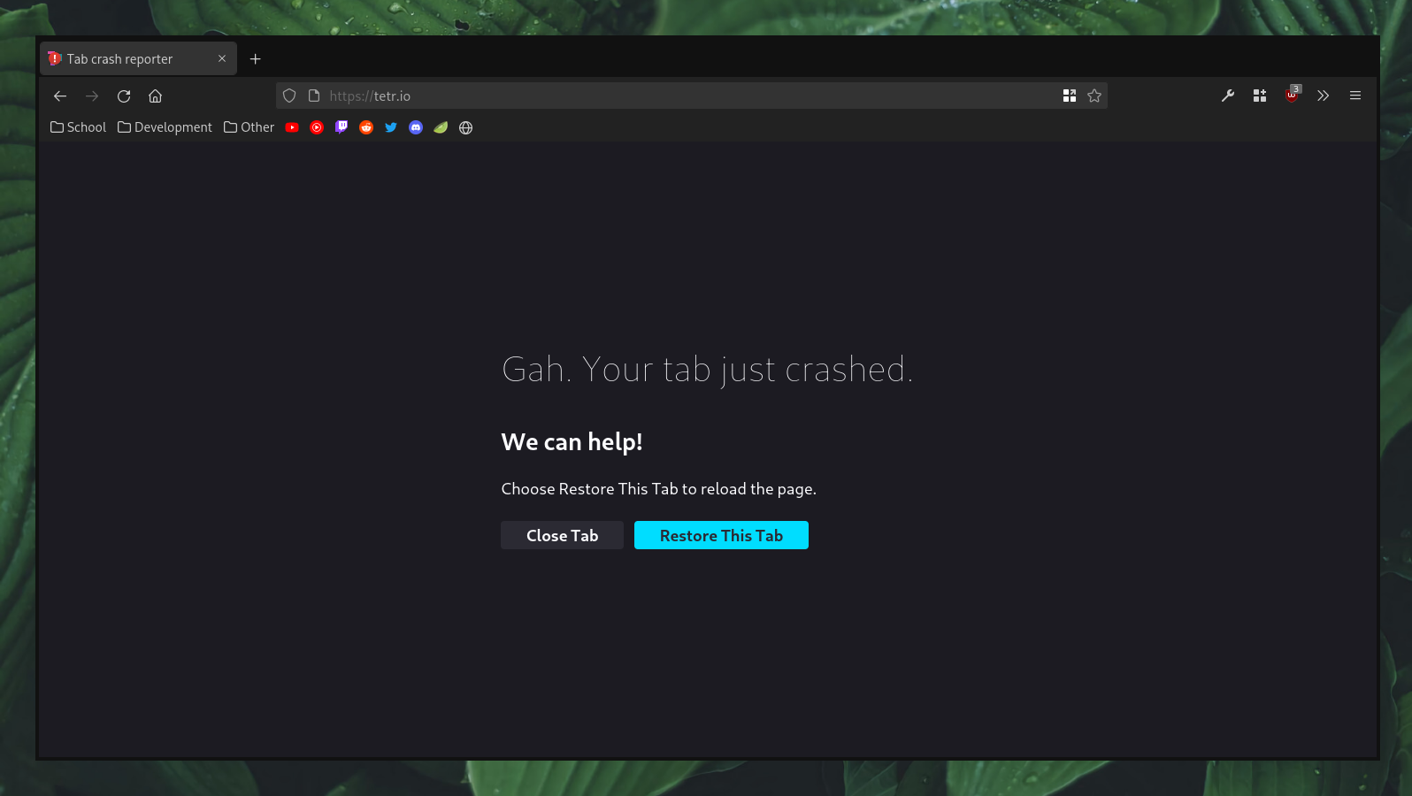 Frequent Crashes In Firefox Under Linux Using Wayland · Issue 817 · Tetrioissues · Github 7974