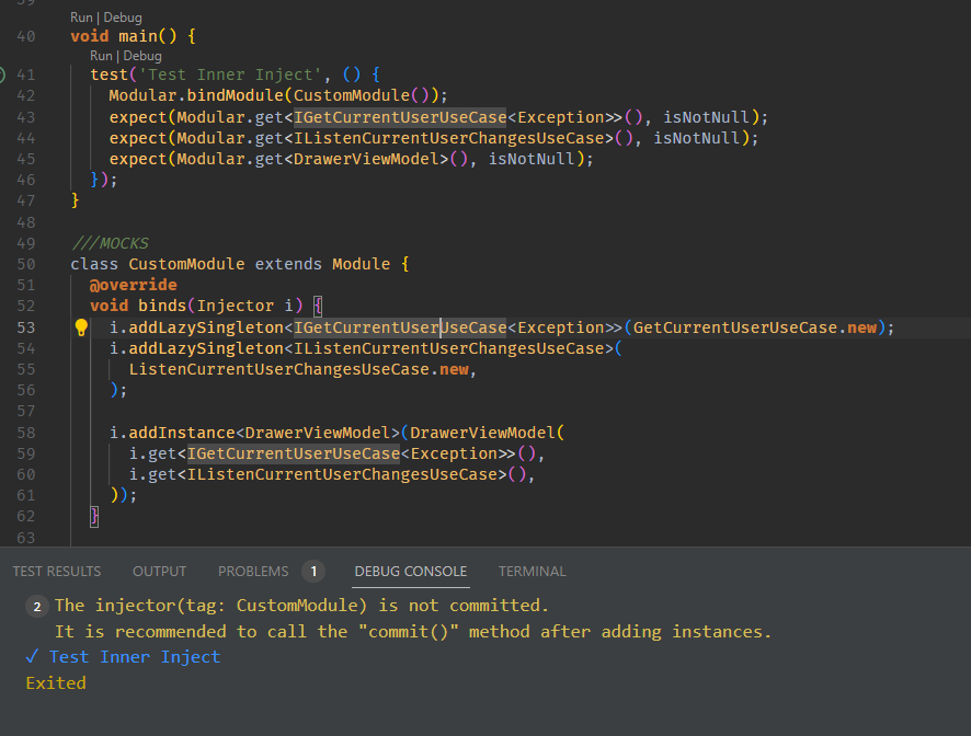 Bug: Recover injection: IGetCurrentUserUseCase · Issue #872 · Flutterando/modular · GitHub