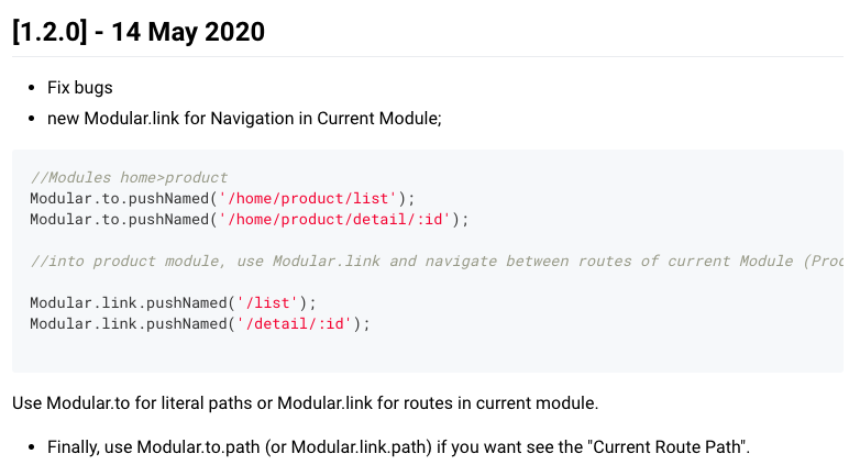 FR: Module relative navigation · Issue #95 · Flutterando/modular · GitHub