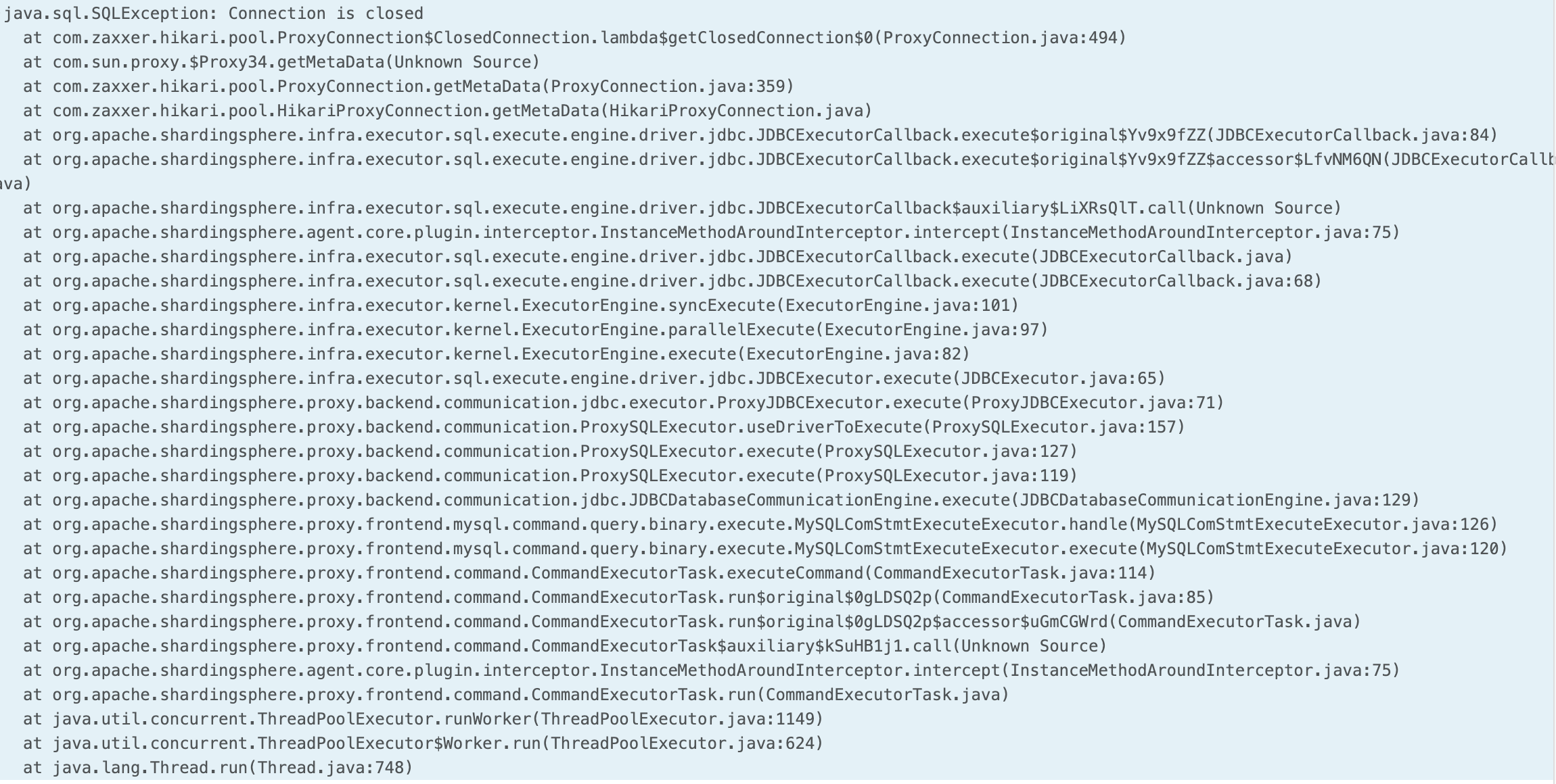 Connection occasionally closed when using the jdbc parameter `useServerPrepStmts=true` · Issue ...