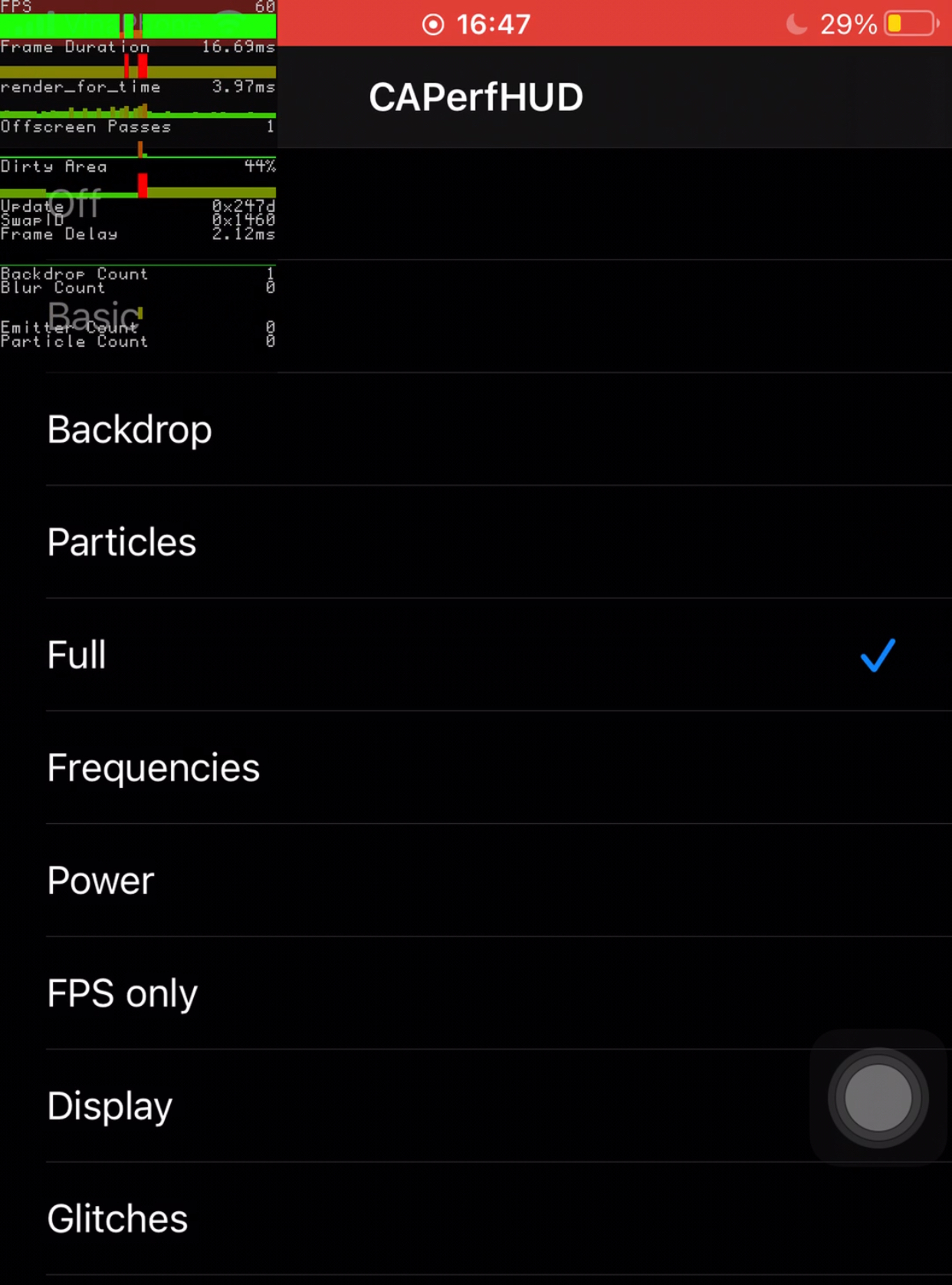 GitHub - khanhduytran0/CAPerfHUD: Enable system-wide performance HUD for iOS 13+