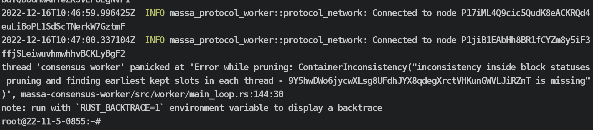 Bug in bootstrap · Issue #3288 · massalabs/massa · GitHub
