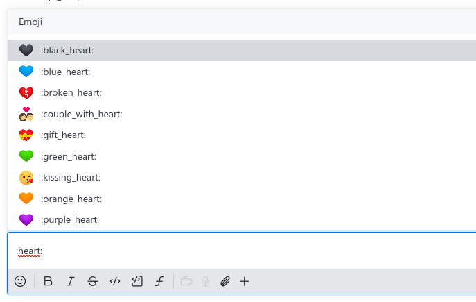 Heart Missing From List Of Suggested Emojis · Issue 28842 · Rocketchatrocketchat · Github 