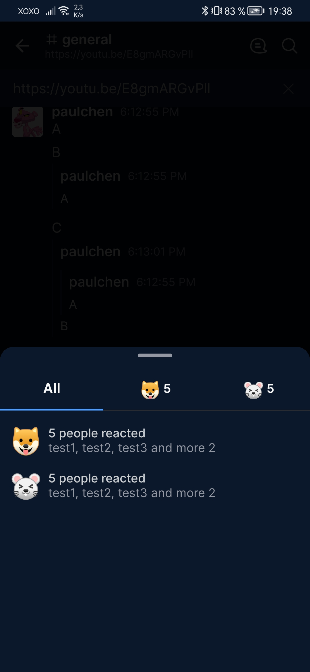 Strange wording for reactions · Issue #5018 · RocketChat/Rocket.Chat.ReactNative · GitHub