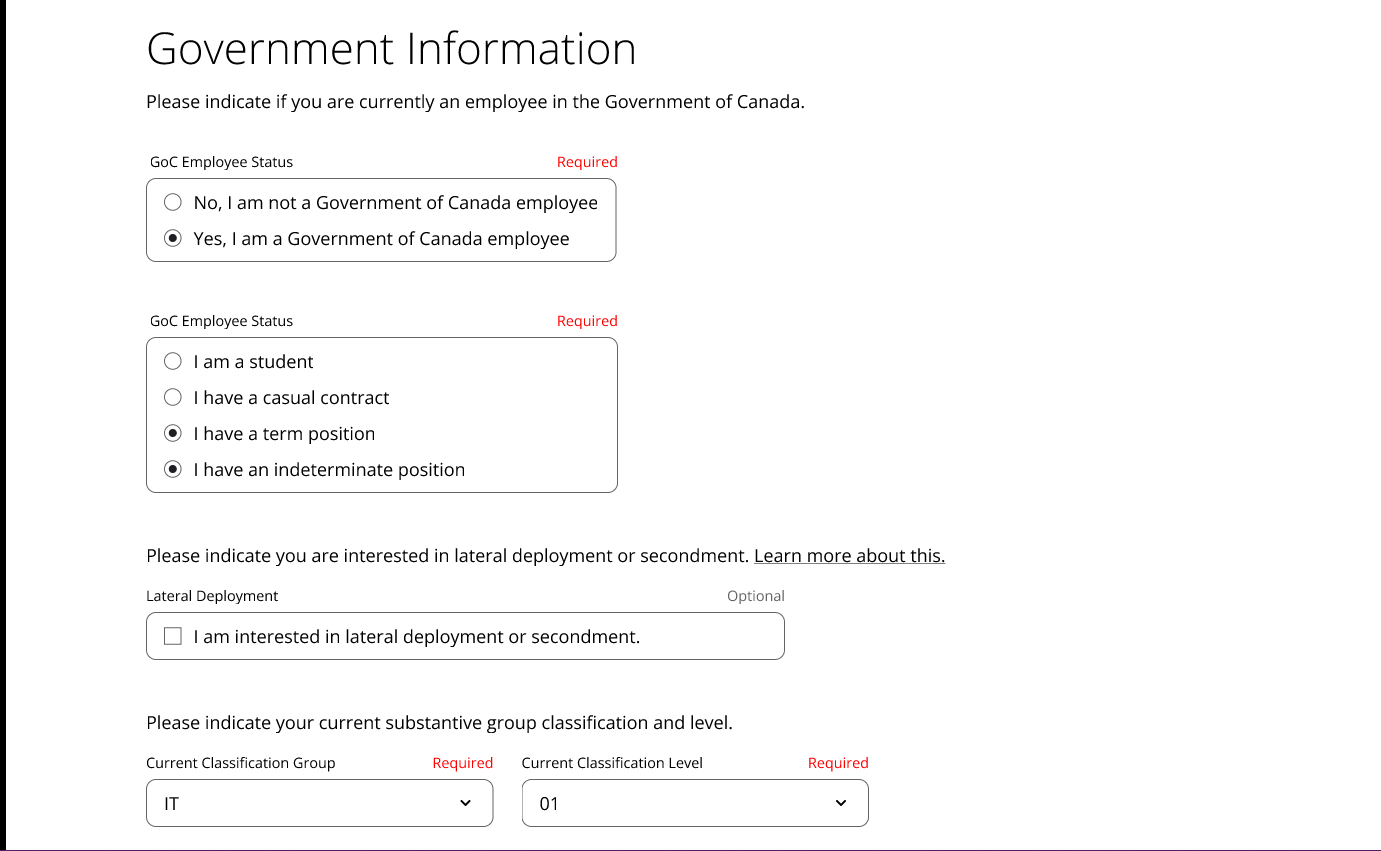1919 Government Information Form by vd1992 · Pull Request #2323 · GCTC-NTGC/gc-digital-talent ...