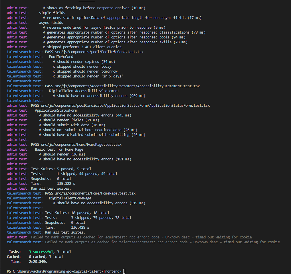 Debt - 5066 - Prepare monorepo IAP by esizer · Pull Request #5173 · GCTC-NTGC/gc-digital-talent ...