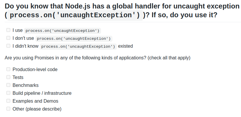Nodejs Tsc Survey Unhandled Promises · Issue 902 · Nodejstsc · Github