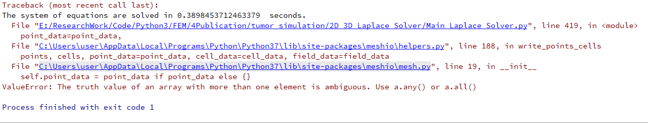 writing the data at the nodes to a vtk file using meshio 2.3.6 · Issue #359 · nschloe/meshio ...