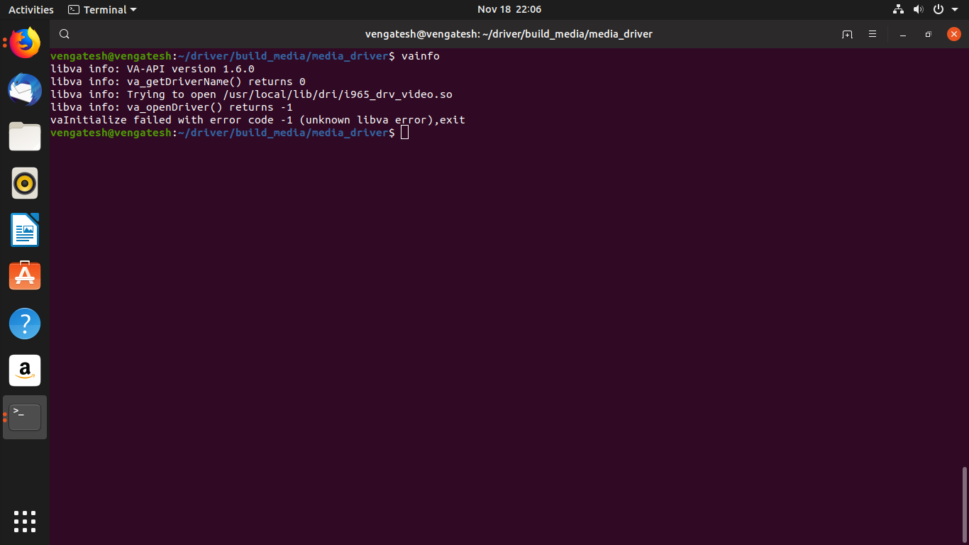 Intel media driver installation Error · Issue #780 · intel/media-driver · GitHub